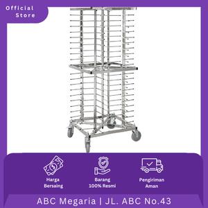 Jual Getra Plate Trolley / Troli Piring Stainless Steel 110501 80Piring ...