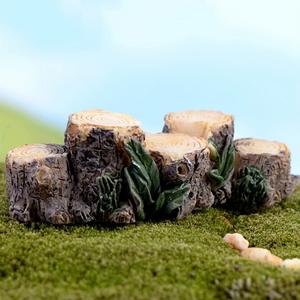 Jual Mini Tree Stump Bridge Model Resin Fairy Garden Miniatures - Kota ...