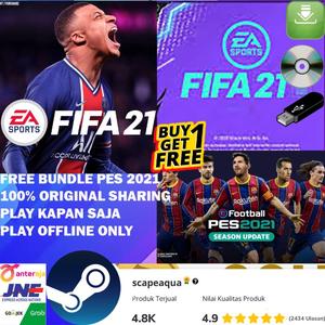 Jual FIFA 21 FIFA 2021 + PES 2021 BUNDLE ORIGINAL PC - Kota Bekasi - cv ...