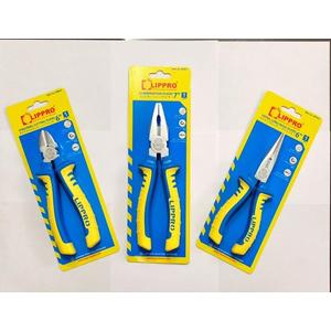 Jual Lippro Set Tang Kombinasi Potong Lancip Set Heavy Duty Isi 3 ...
