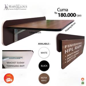 Jual Meja Lipat Dinding Meja Ambalan 60 x 30 CM - Jakarta Selatan ...