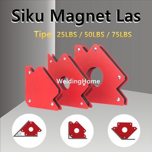 Jual Siku Welding Magnet Las 3'' 4'' 5'' 3 4 Inch Magnet 25LBS 50LBS ...