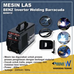 Jual Mesin Las BZ8912 Barracuda BENZ Inverter Welding - Barracuda ...