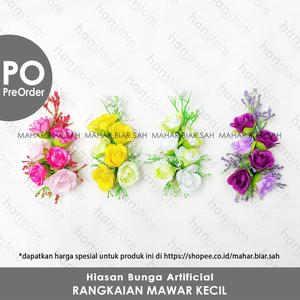 Jual Po Rangkaian Mawar Kecil / Artificial / Bunga Plastik / Bunga ...
