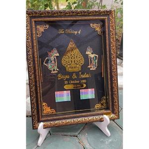 Jual Frame Mahar Wayang Kulit Bingkai Mahar Pernikahan Custom - Jakarta ...