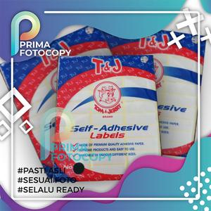 Jual Tom And Jerry TJ Labels No 121 | Label Nama Undangan Stiker Kertas ...