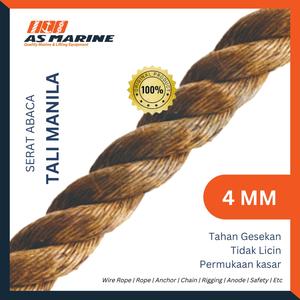 Jual Tali Tambang Manila Gurita / Manila Rope / Tali Tangga Kapal 4 mm ...