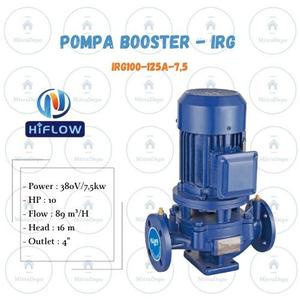 Jual IRG100-125A-7.5 HIFLOW IRG POMPA BOOSTER INDUSTRI Best - Kota ...