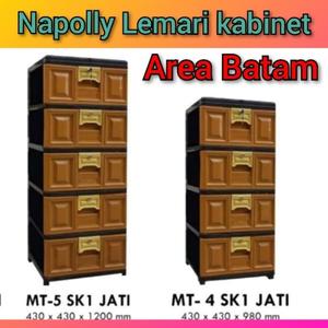 Jual Napolly MT5 SK1MT4 SK1 Jati Lemari Plastik serbagunaLemari kabinet ...