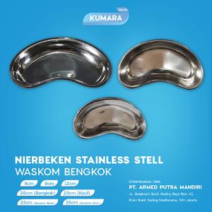 Jual KUMARA - Nierbeken Stainless Steel / Waskom Bengkok / Kidney Tray ...