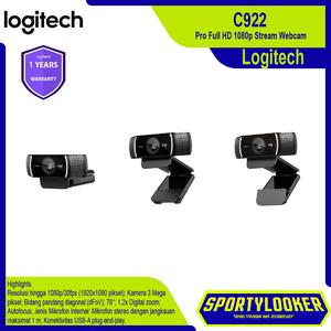 Jual Logitech C922 Pro Full HD Stream Webcam + Microphone - Kota Depok ...