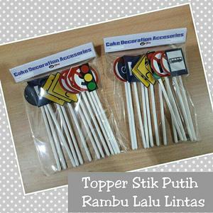 Jual Hiasan Tusukan Kue Cake Topper Rambu Lalu Lintas - Kota Surabaya ...