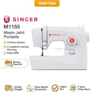 Jual Mesin Jahit SINGER M-1155 / M1155 Portable Multifungsi Low Watt ...