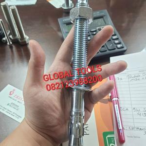 Jual terbagus trubolt m20 x 200 wedge anchor m20x200 anchor bolt baut ...