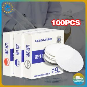 Jual 100pcs Laboratory Fine Filter Paper/Kertas Saring Laboratorium ...