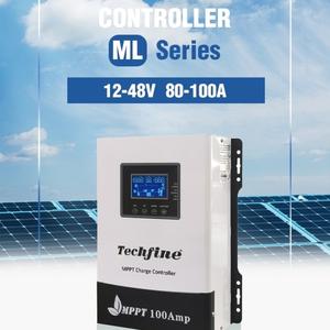 Jual MPPT 100A TECHFINE SOLAR CHARGE CONTROLLER SCC PV SOLAR PANEL ...