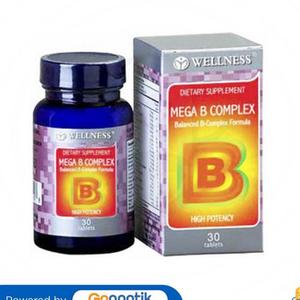 Jual WELLNESS B COMPLEX BOX 30 TABLET - Kota Surabaya - Apotek Duta ...
