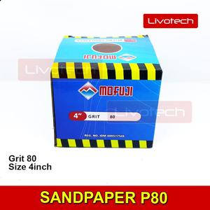 Jual Velcro Disc Sand Paper Amplas Bulat 4" Aluminum Ampelas Kertas ...