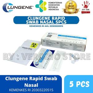 Jual Alat Test Swab Antigen Lungene Hidung Nasal Original 100% Box isi ...