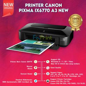 Jual Printer Canon PIXMA IX6770 IX 6770 IX-6770 Print A3 GARANSI RESMI ...
