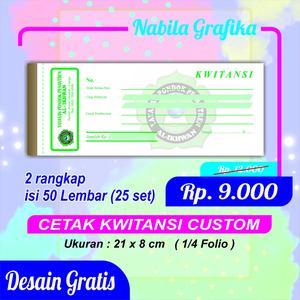 Jual :: Cetak Kwitansi Custom / Cetak Kwitansi / Cetak Kwitansi 2 ...
