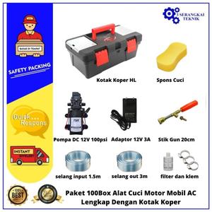 Jual Paket 100Box Alat Cuci Motor Mobil Ac Lengkap Dengan Kotak Koper ...