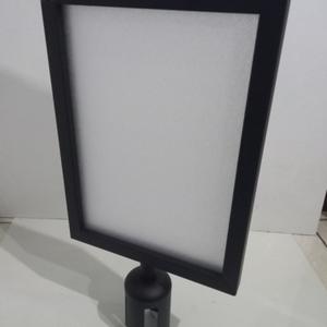 Jual Sign Board Frame A4 Potrait Signage Stainless Papan Tiang Antrian ...