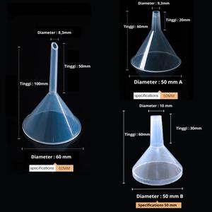 Jual Corong Plastik Laboratorium Funnel Corong Kimia 50mm 60mm 75mm ...