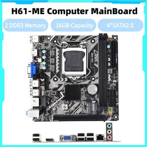Jual H61-ME Mini ITX Motherboard LGA 1155 Support NVME M.2 and WIFI ...