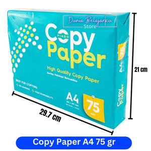 Jual :: Kertas HVS A4 75 gr Copy Paper / HVS A4 CPB / 1 RIM 500 Lembar ...