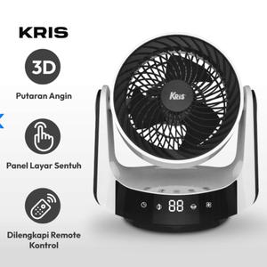 Jual Kris Kipas Angin Meja Duduk Table Desk Fan 9 inch dengan Remote ...