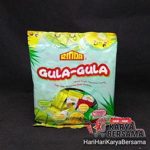 Jual PERMEN RINDA GULA-GULA MIXED FRUITS FLAVOURED CANDY 150GR - Kota ...