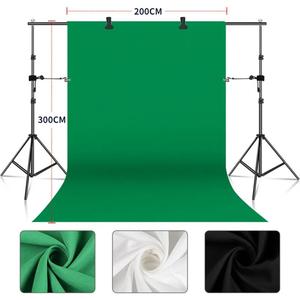 Jual SH Backdrop Only Cloth Green Screen Chroma Key Cotton Textile ...
