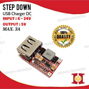 Jual DC Step Down USB 6V 24V ke 5V 3A Modul Converter - Jakarta Barat ...