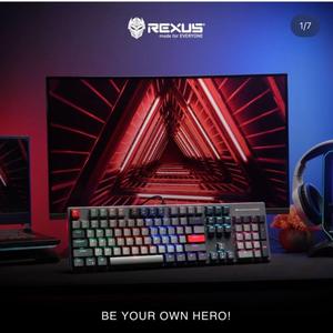 Jual Rexus Heroic KX Fullsize Mechanical Gaming Keyboard . - Kota ...