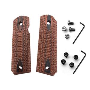 Jual With Screws Wrench Color Wood Diamond Style 1911 Models Grip ...