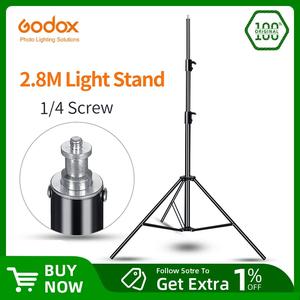 Jual Godox 110 inch 280cm Light Stand 1/4 Screw Heavy Duty Tripod for ...
