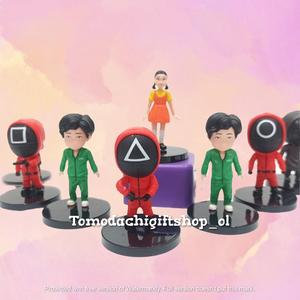 Jual () TM/ Action Mini Figure Squid Game Stuff Guard Soldier Frontman ...