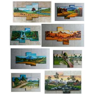 Jual Lukisan panel pemandangan alam sawah cantik - Kota Denpasar - rudi ...