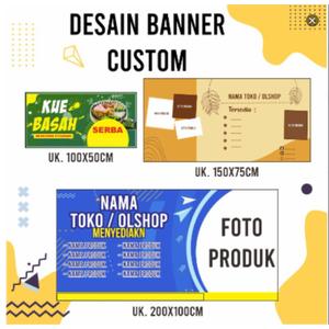 Jual Desain dan Cetak Banner Spanduk MMT Toko Olshop Kedai Warung ...
