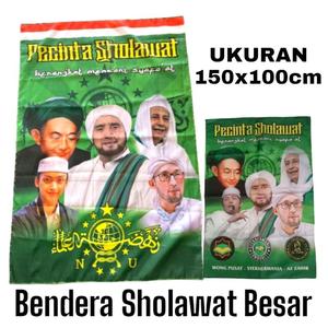 Jual Bendera Ukuran Besar 150x100 Bendera Majlis Pencinta Sholawat ...