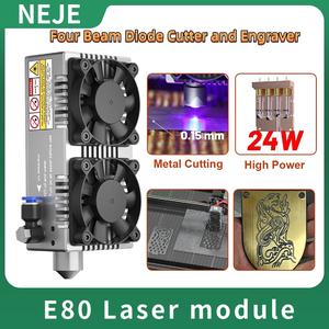 Jual NEW NEJE E80 Laser Module Laser Head 450nm Blue Laser TTL Module ...