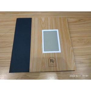 Jual .. ( FREE GRAFIR) ALBUM FOTO HITAM MOTIF KAYU JUMBO 20 SHEET ...