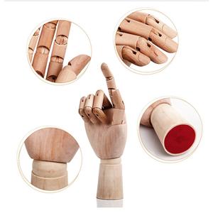 Jual manekin tangan kayu wooden hand patung jari tangan - S - Kiri ...