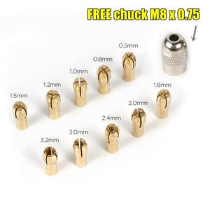 Jual Chuck Dan Collet Set Gerinda Mini / Kepala Penjepit Bor Mini ...