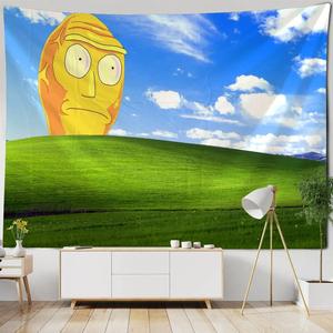 Jual Kawaii Anime Character Tapestry Cartoon Wall Hanging Comic ...