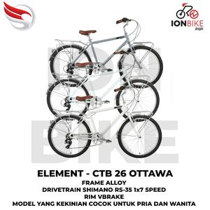 Jual Sepeda City Bike 26 Element Ottawa Classic Commuter Touring ...