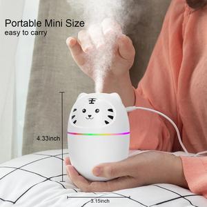 Jual Mini Air Humidifier 220ML Cute Kawaii Air Diffuser With Night ...
