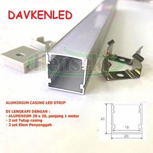 Jual Casing Lampu LED Strip Aluminium/Housing Lampu LED Strip Model U ...