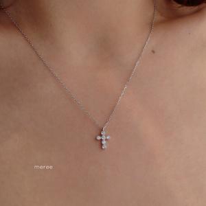 Jual Meree - Catarina Cross Necklace Sterling Silver Anti Karat - Kota ...